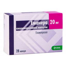 Еманера 20 мг капсули №28 KRKA (Словенія) купити за ціною від 418,10 ...