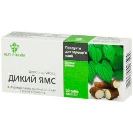 Дикий Ямс 0,5 г таблетки №30 Еліт-фарм (Україна, Днiпро) купити за ...