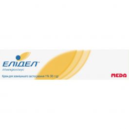 Елідел 1% крем 30 г MEDA Manufacturing (Німеччина) купити за ціною від ...