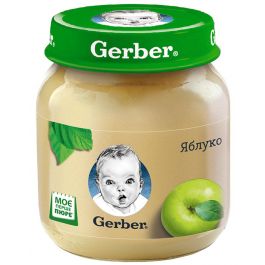 Пюре Gerber яблуко (з 6 місяців) 130 г - інструкція, склад, ціна. Купить в Аптека Доброго Дня ...