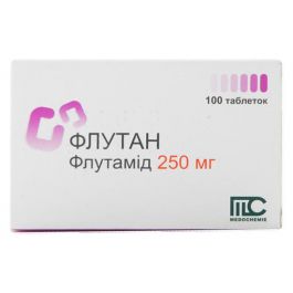 Флутан 250 мг таблетки №100 - інструкція, склад, ціна. Купить в Аптека ...