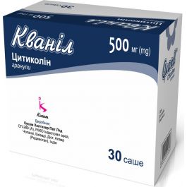 Кваніл 500 мг гранули 1.5 г саше №30 - інструкція, склад, ціна. Купить ...