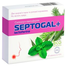 Септогал+лактоферин таблетки №27 купити за ціною від 415,80 ...